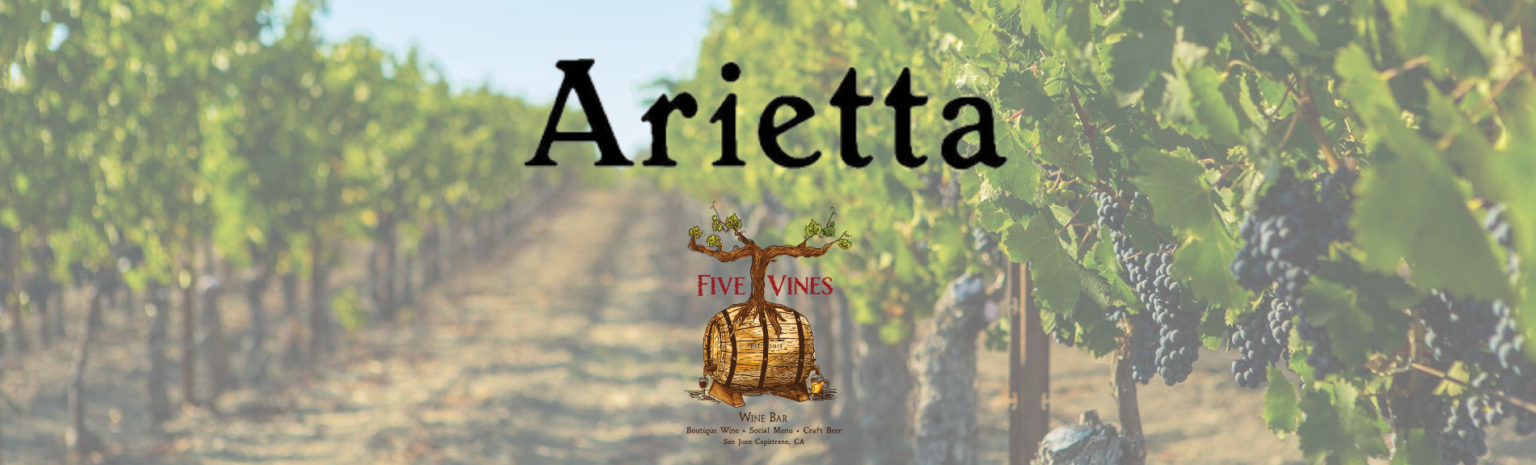 Arietta Winemaker Dinner at Five Vines Wine Bar