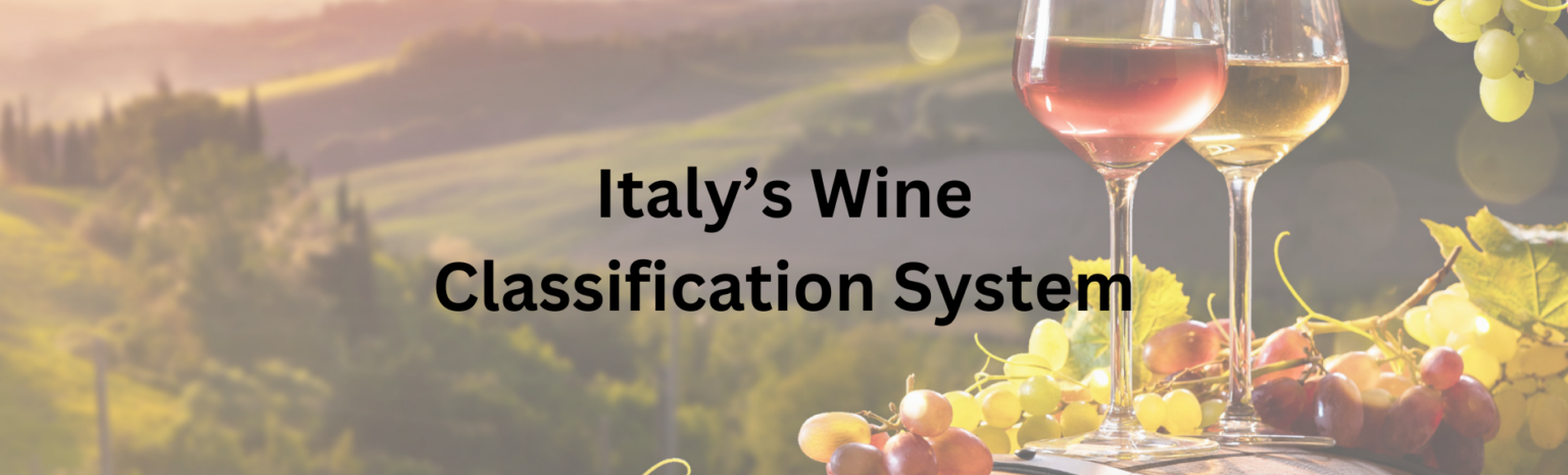 Understanding the Wine Classification System in Italy